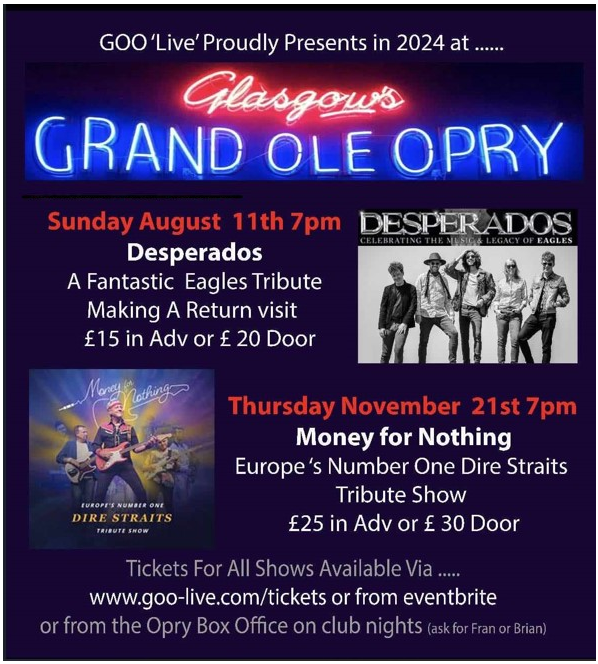 What’s On – Glasgow's Grand Ole Opry